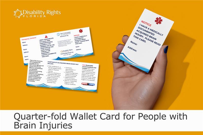 Brain Injury Wallet Card - Disability Rights Florida